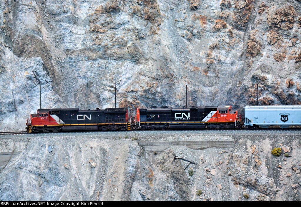 CN 2557 WB CN Ashcroft Sub